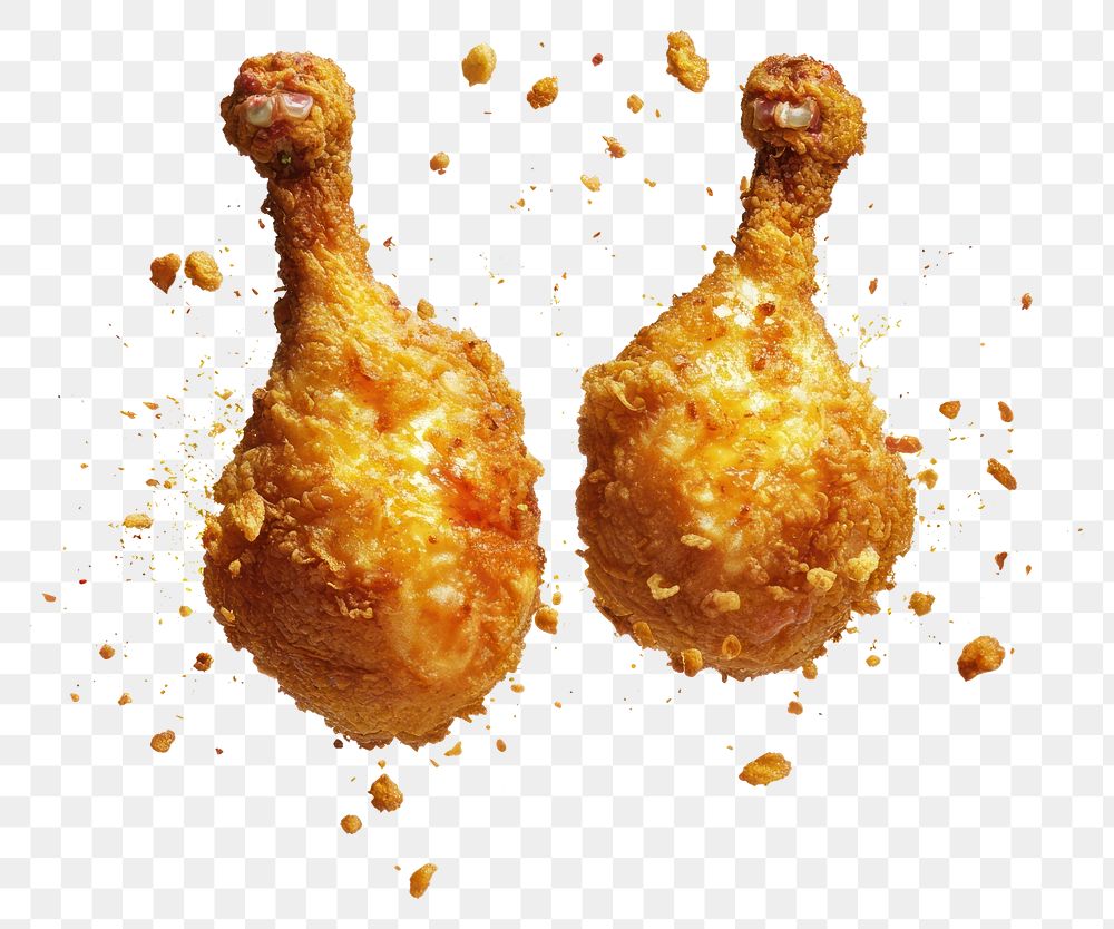 PNG Exploding 2 fried chickens | Free PNG - rawpixel