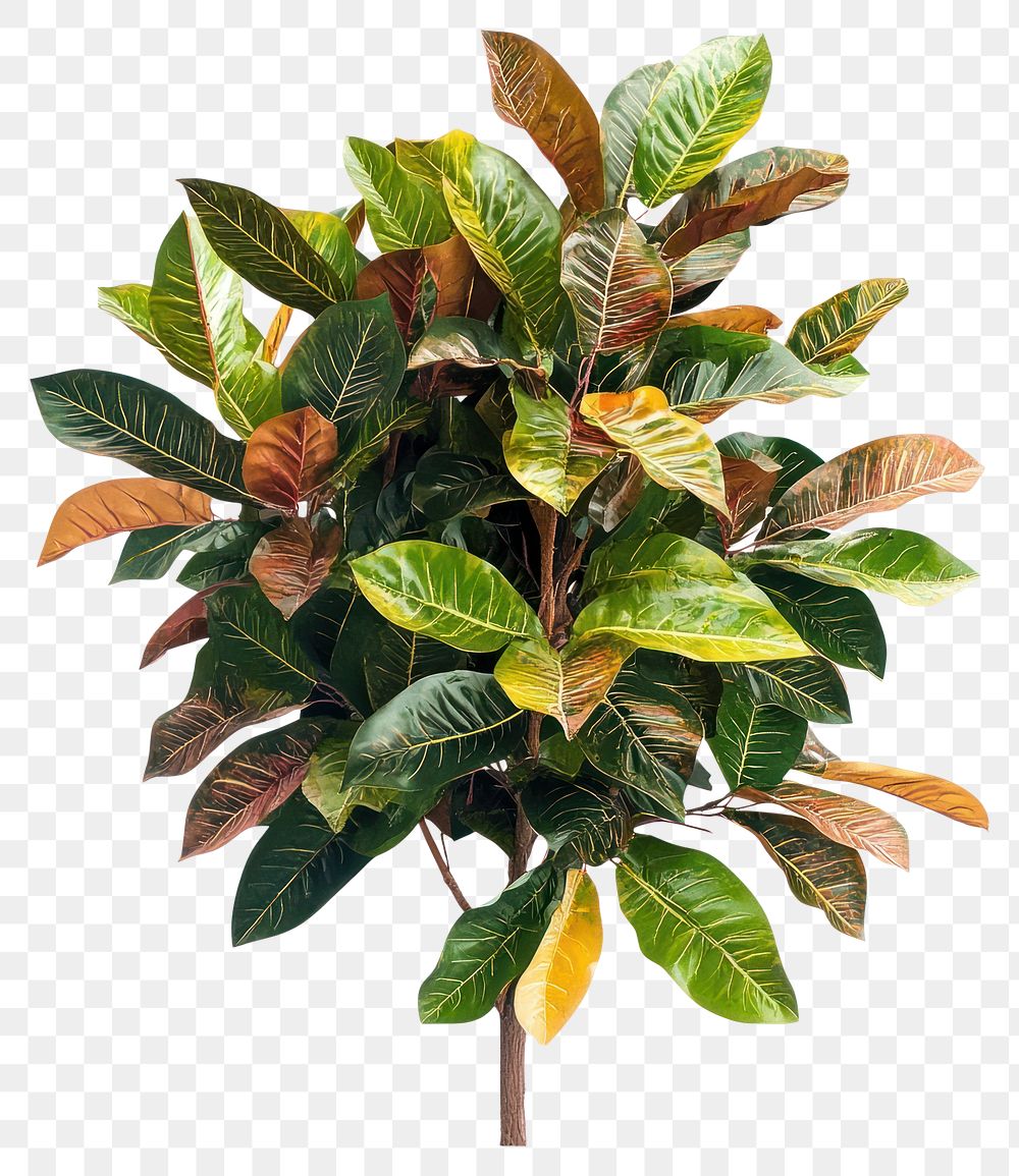 PNG Real croton bush realistic | Free PNG - rawpixel