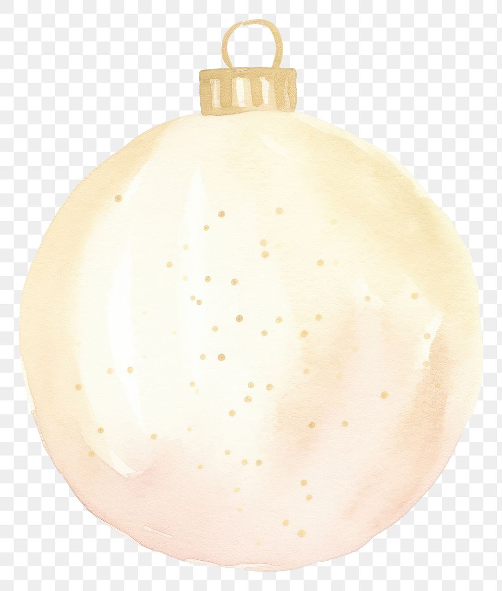 PNG Watercolor christmas bauble illustration | Free PNG - rawpixel