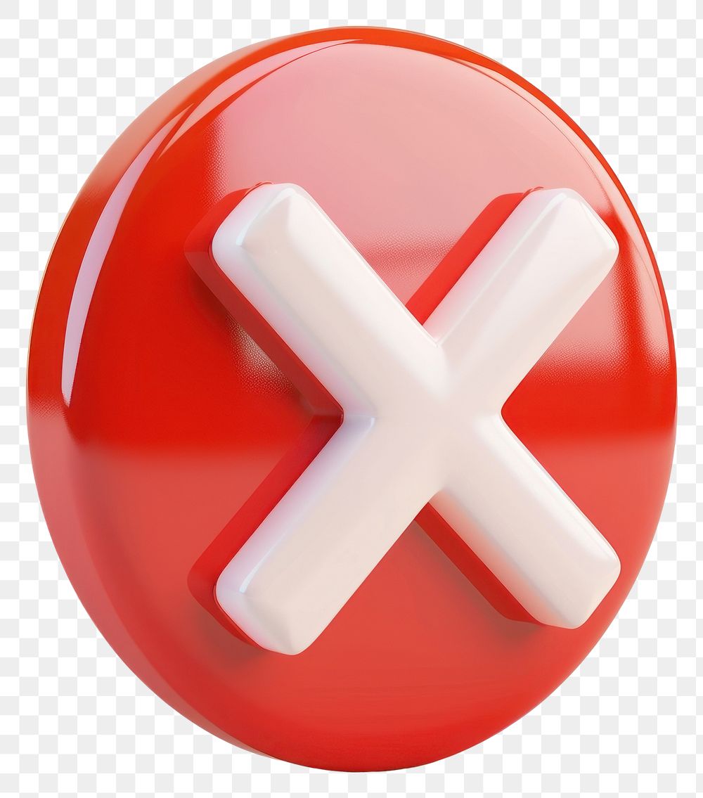 PNG 3d white x cross | Premium PNG - rawpixel
