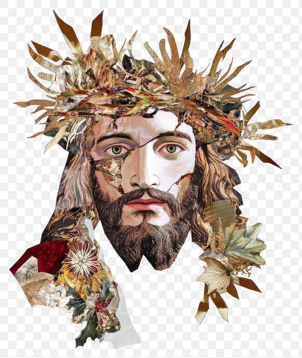 PNG Christmas jesus collage art | Free PNG - rawpixel