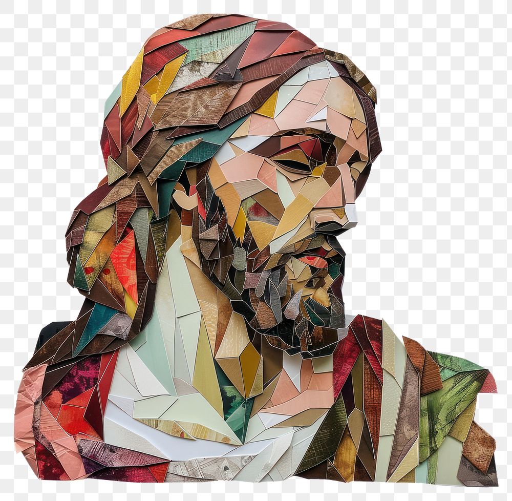 PNG Jesus Christ paper Collage | Free PNG - rawpixel