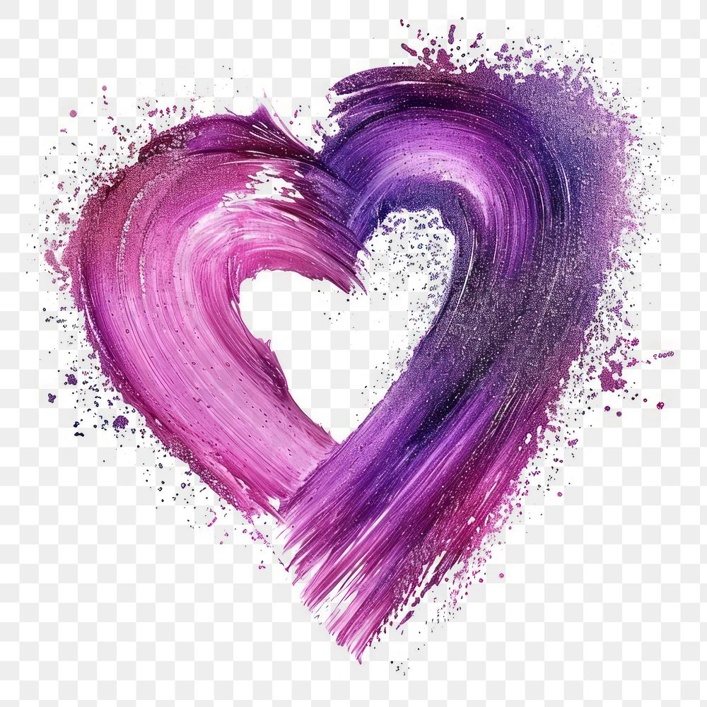 PNG Paint heart shape brush | Free PNG - rawpixel