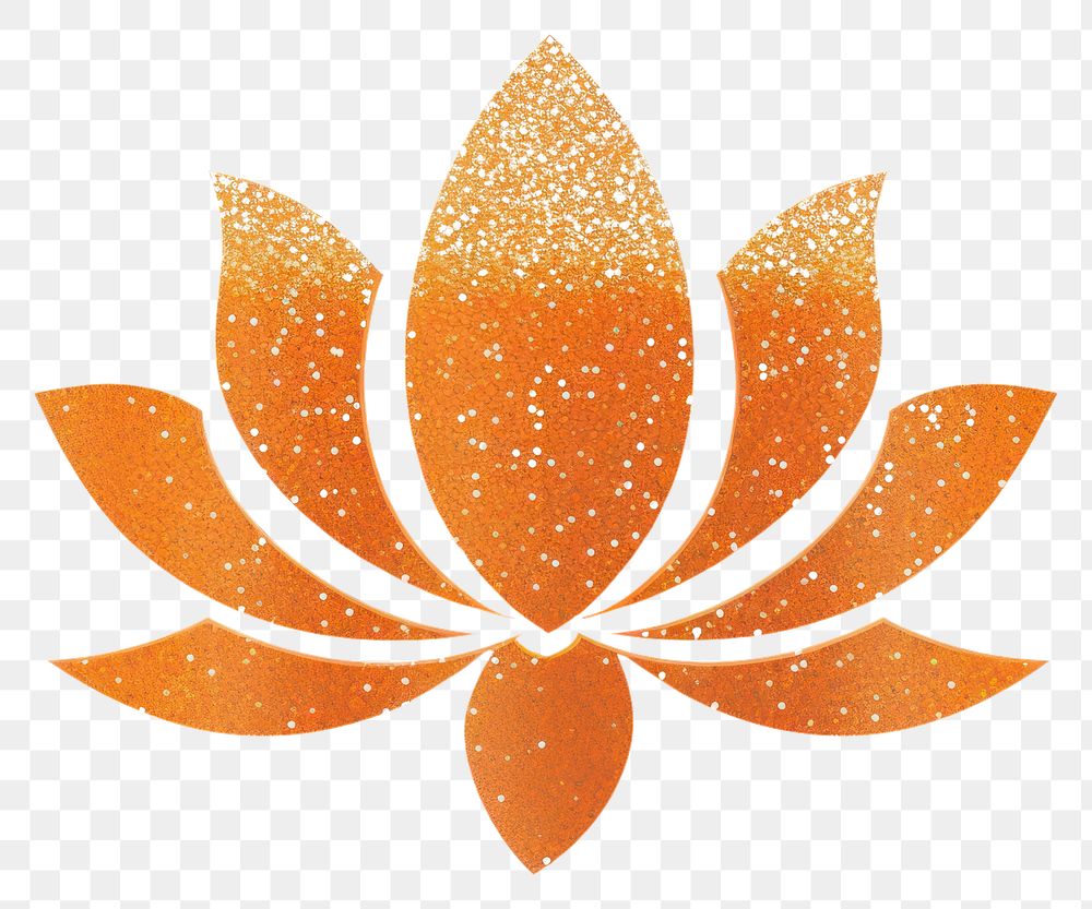 PNG Orange lotus icon shape | Free PNG - rawpixel