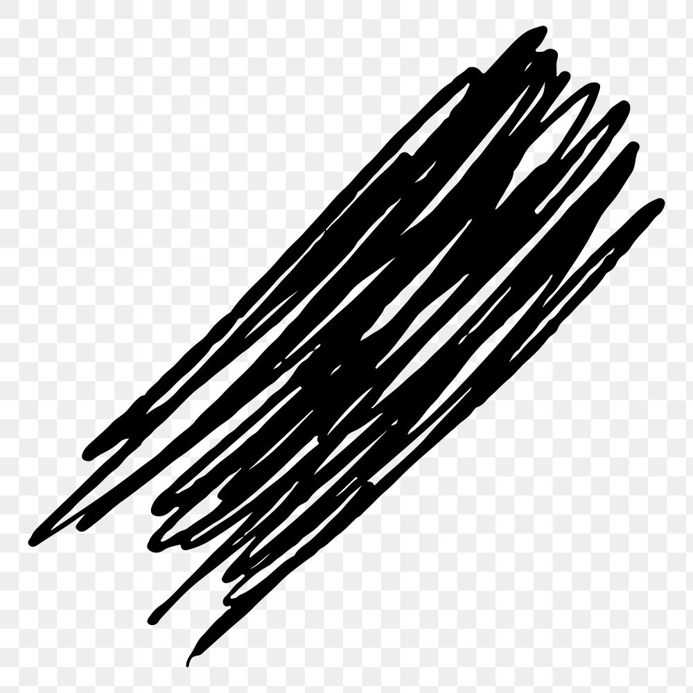 PNG Abstract black scribble, transparent | Free PNG - rawpixel