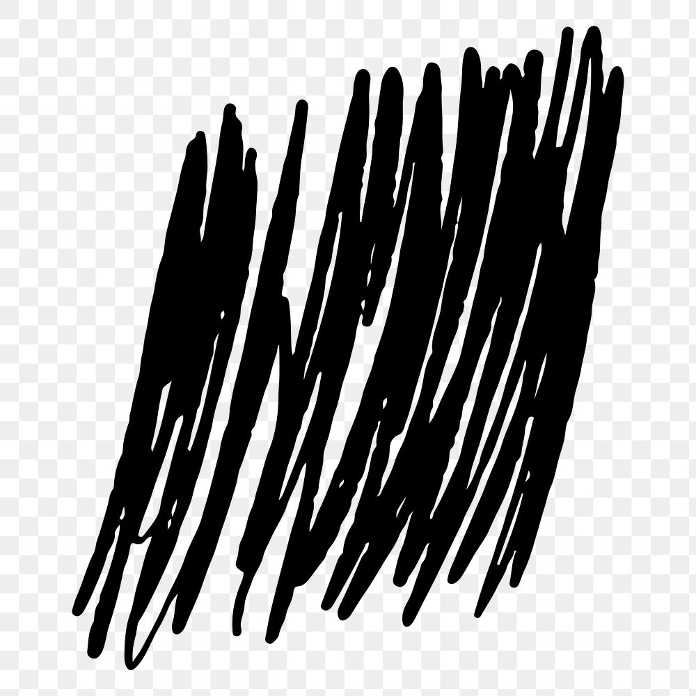 PNG Abstract black scribble lines, | Free PNG - rawpixel