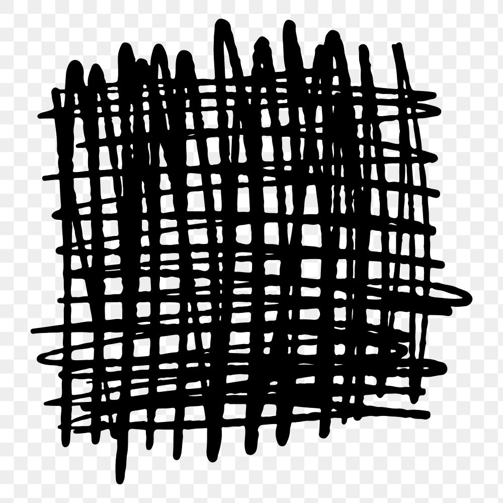 PNG Abstract grid scribble, transparent | Free PNG - rawpixel