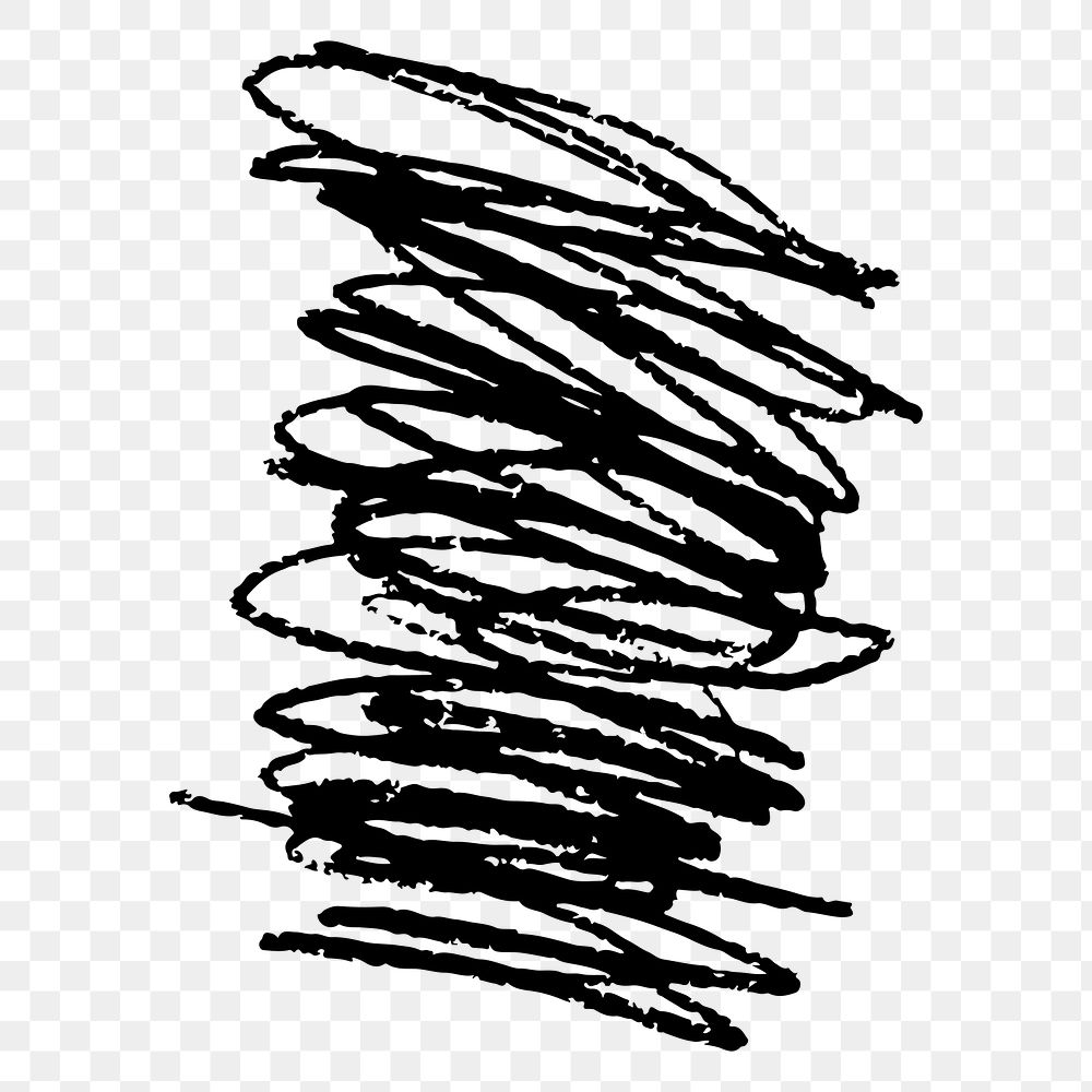 PNG Abstract black scribble, transparent | Free PNG - rawpixel