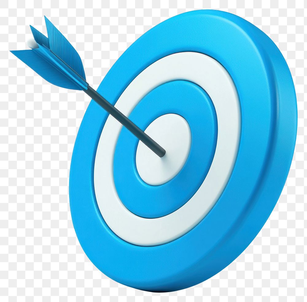PNG Blue target arrow bullseye | Free PNG - rawpixel