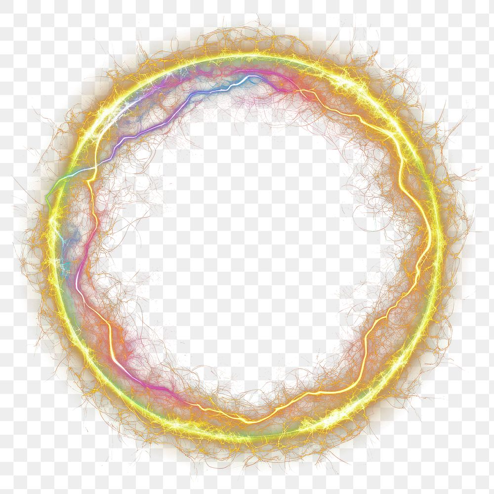 PNG Electric ring vibrant glowing | Free PNG - rawpixel