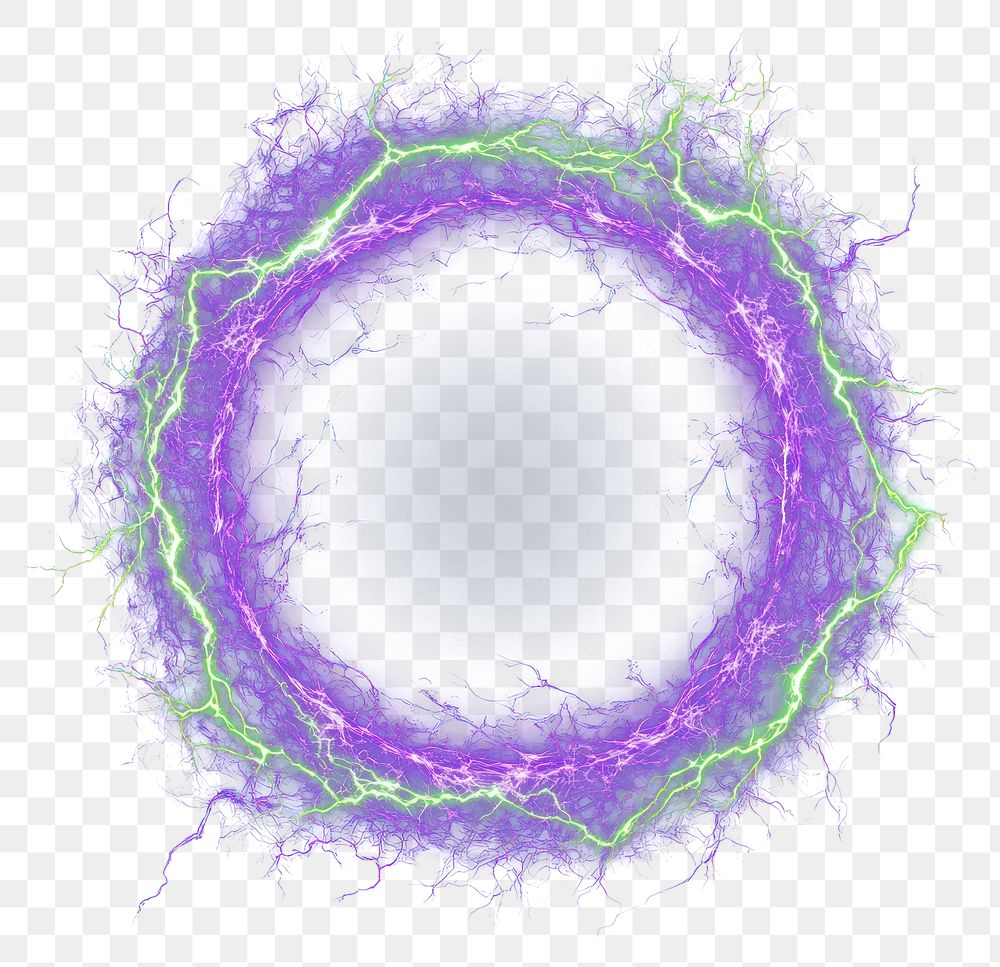 PNG Electric ring lightning vibrant | Premium PNG - rawpixel