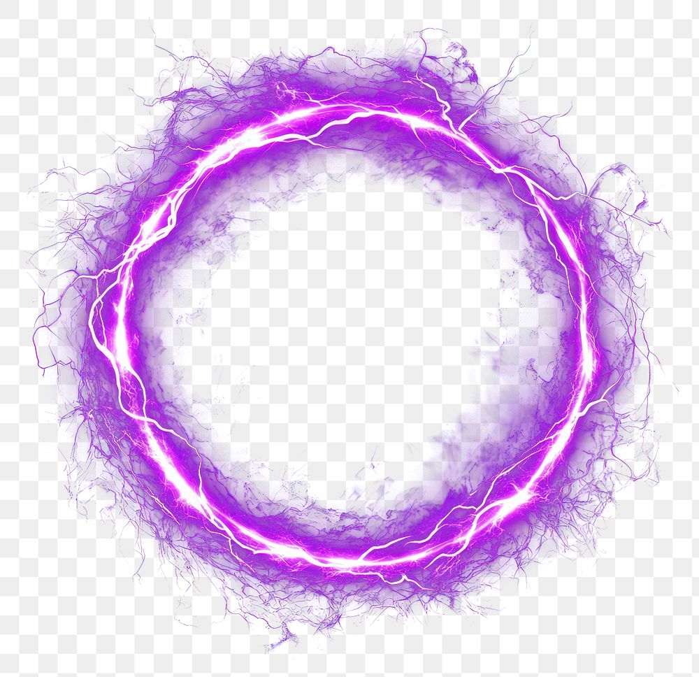 PNG Electric ring purple glowing | Premium PNG - rawpixel