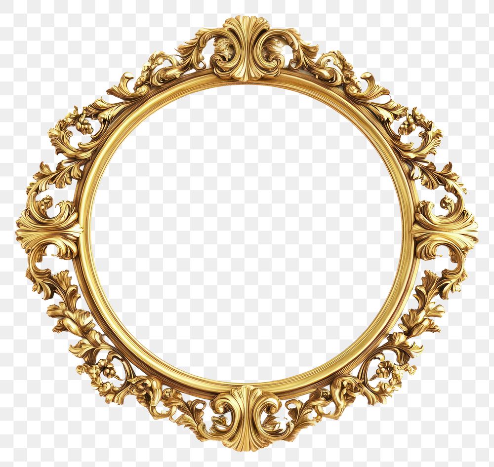 PNG Elegant ornate round gold | Premium PNG - rawpixel