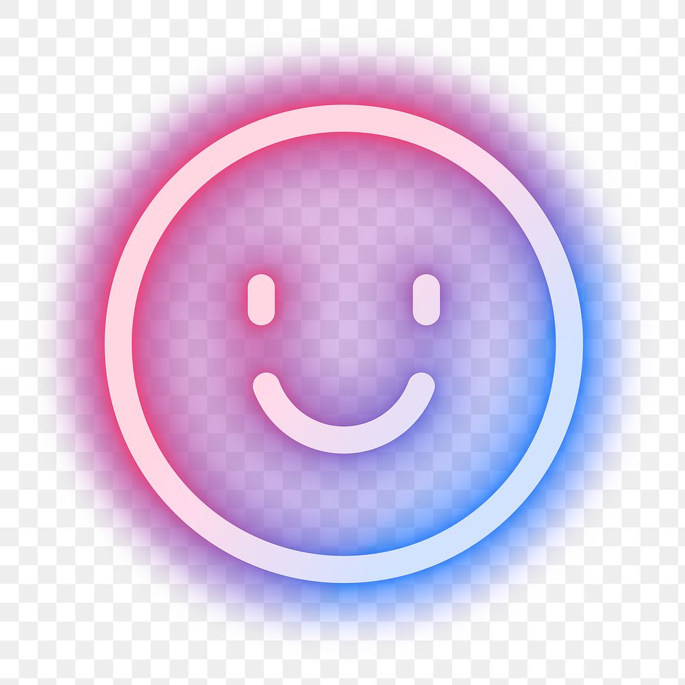 Smile neon pink icon png | Premium Icons Sticker - rawpixel