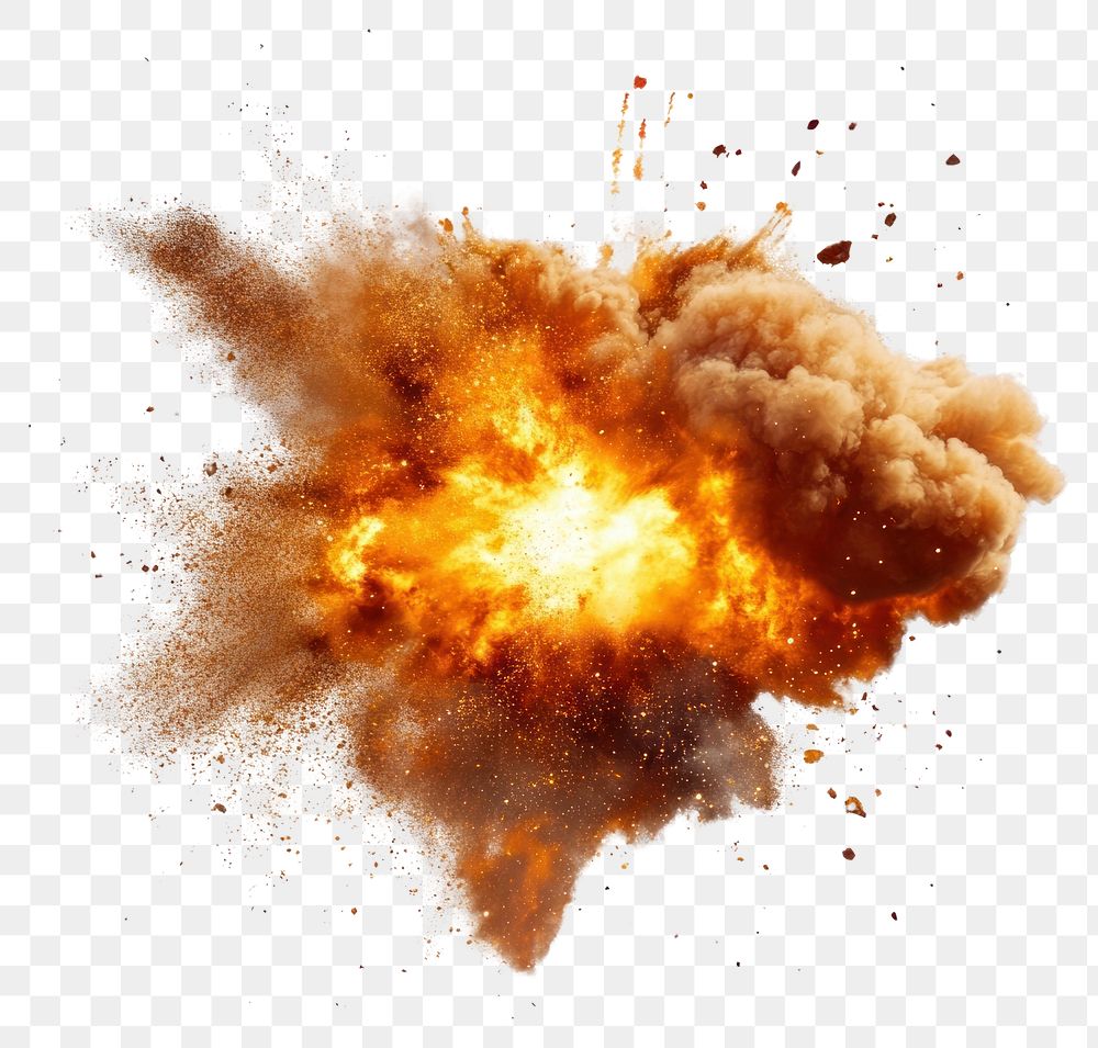 PNG Fiery explosion smoke cloud | Free PNG - rawpixel