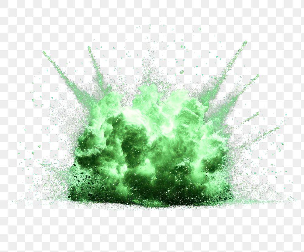 PNG Green explosion dark background | Free PNG - rawpixel