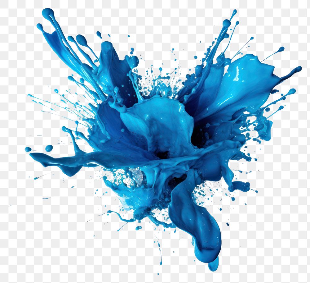 PNG Blue Paint Splatter paint | Free PNG - rawpixel