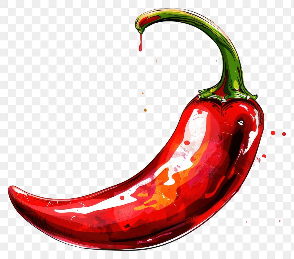 PNG Graffiti chilli vegetable produce | Free PNG - rawpixel