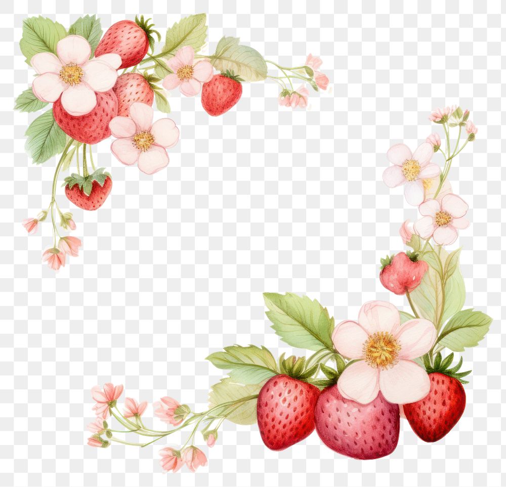 Strawberry Border Images | Free Photos, PNG Stickers, Wallpapers ...