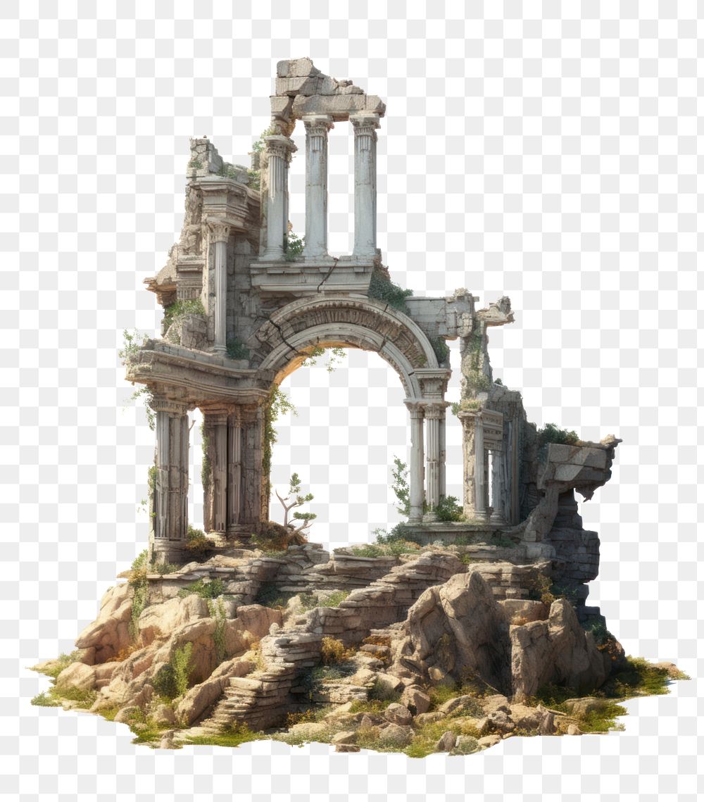 PNG Ancient ruins architecture building | Free PNG - rawpixel