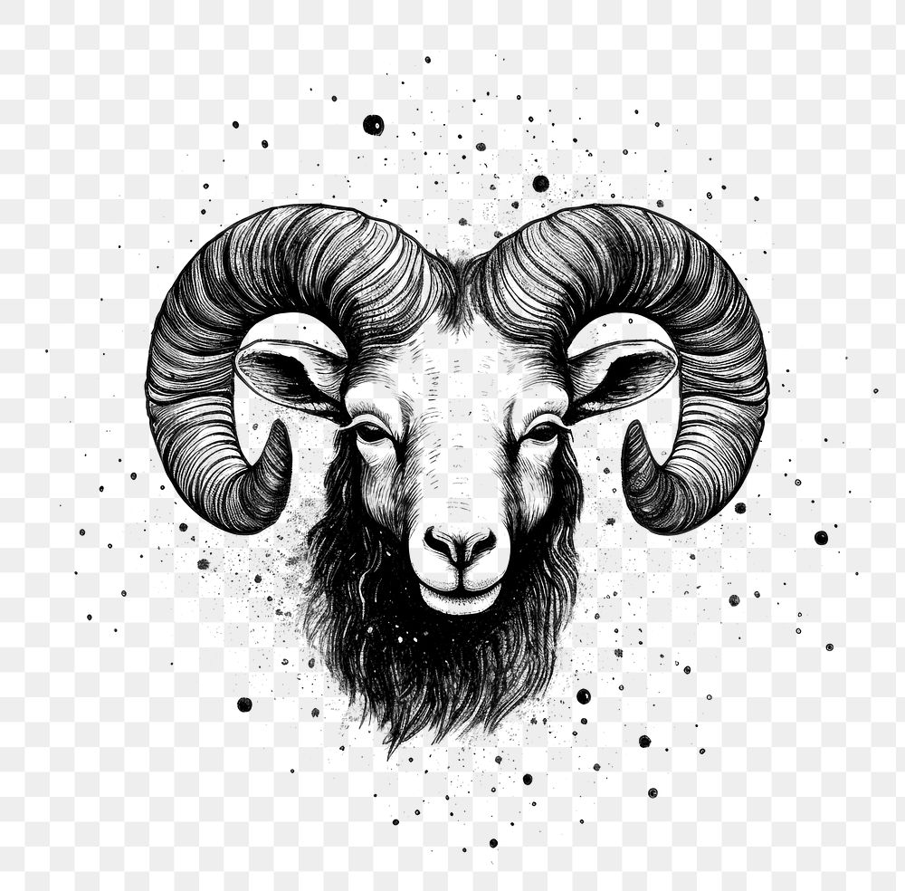 PNG Aries zodiac sign drawing | Free PNG - rawpixel