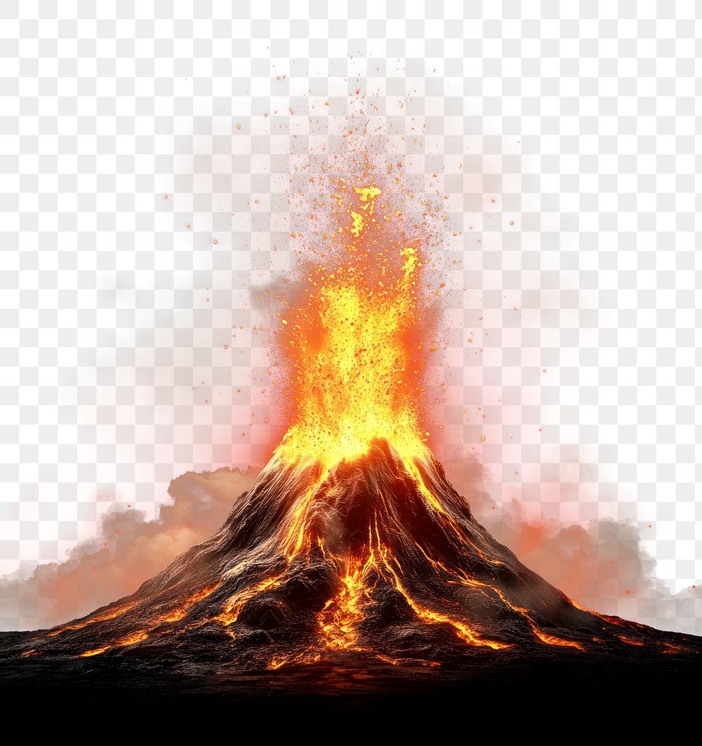 PNG Explosion eruption lava volcanic. | Premium PNG - rawpixel