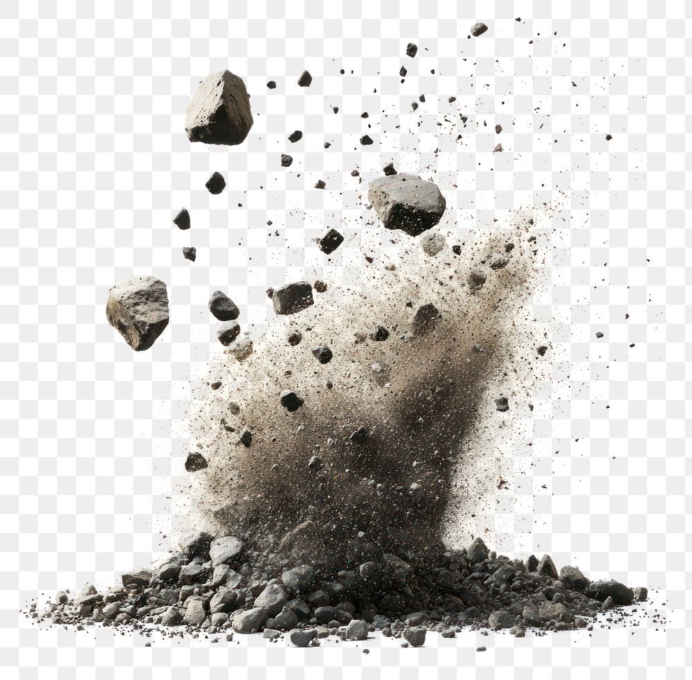PNG Pebble Ground Burst explosion | Premium PNG - rawpixel