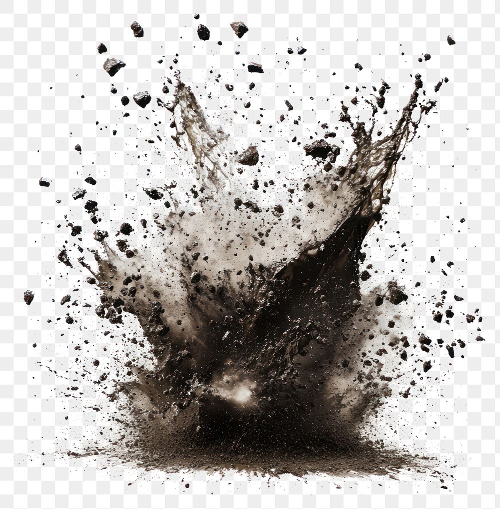PNG Mud Eruption explosion particles | Free PNG - rawpixel