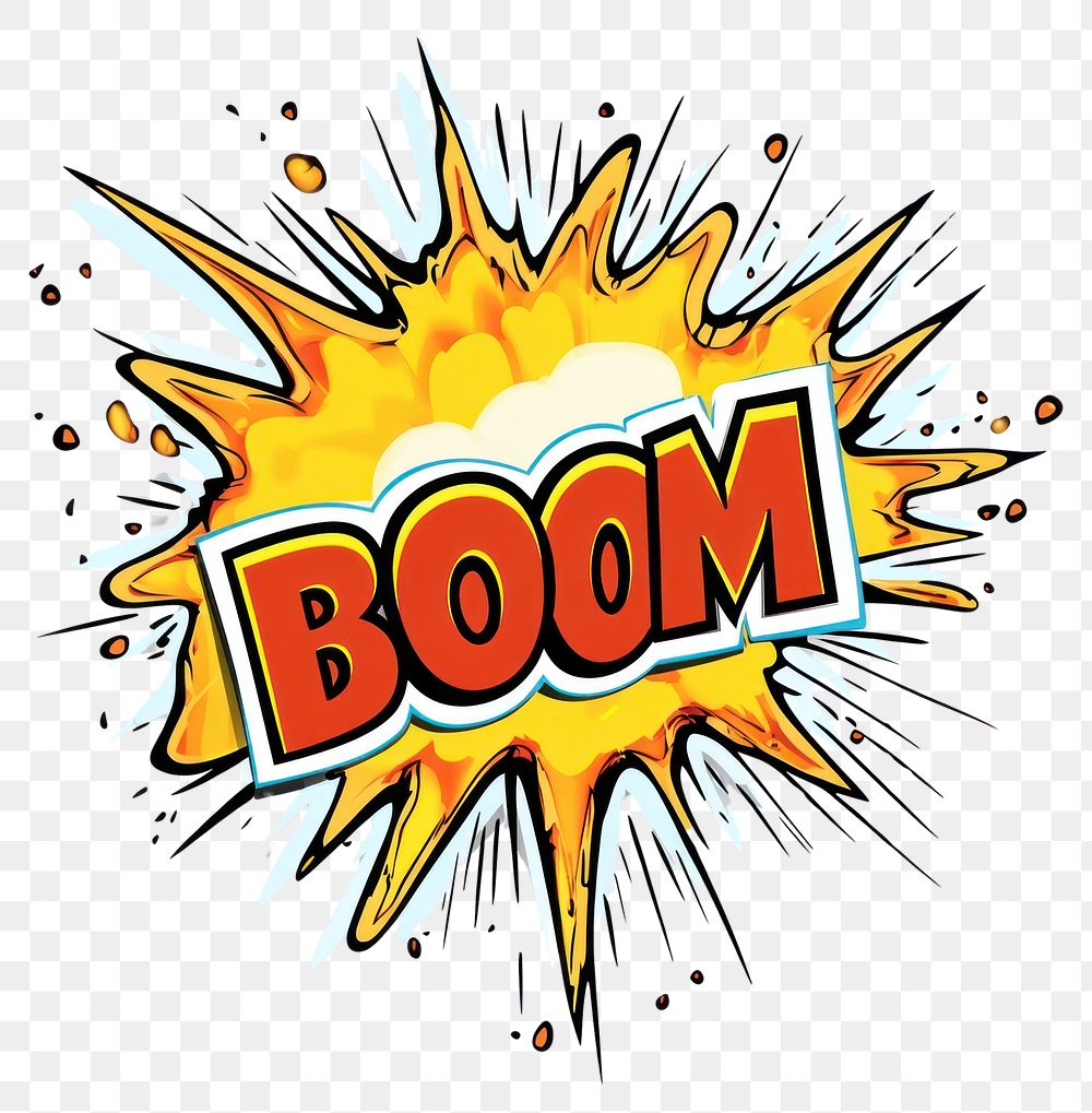 PNG Comic boom word art | Free PNG - rawpixel