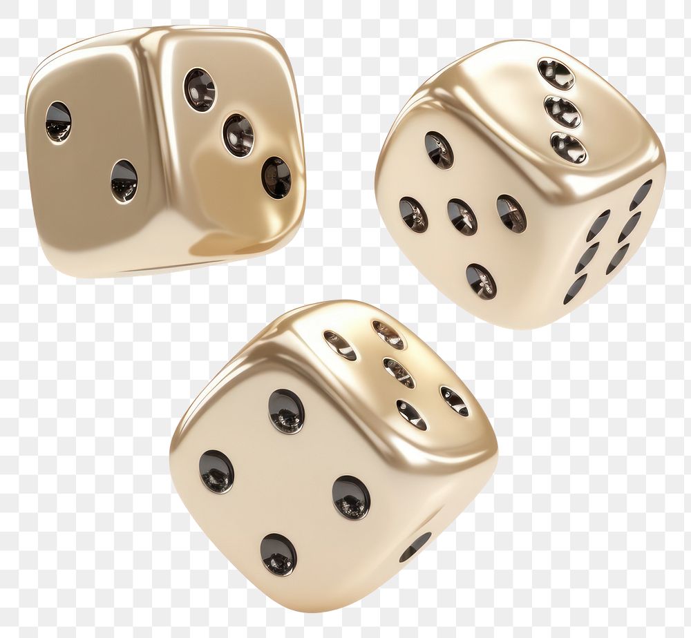 PNG White gold dice illustration | Free PNG - rawpixel