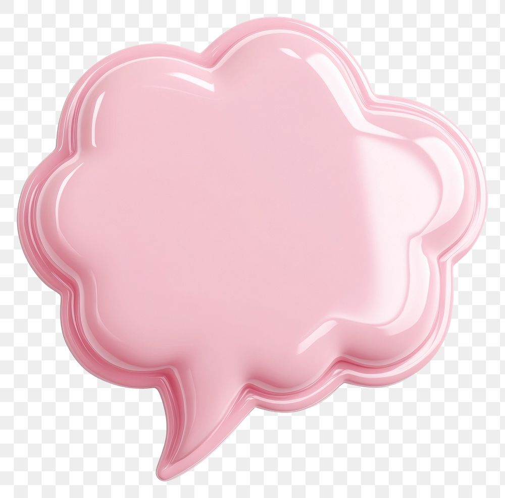 PNG Blush-pink thought bubble shape | Premium PNG - rawpixel