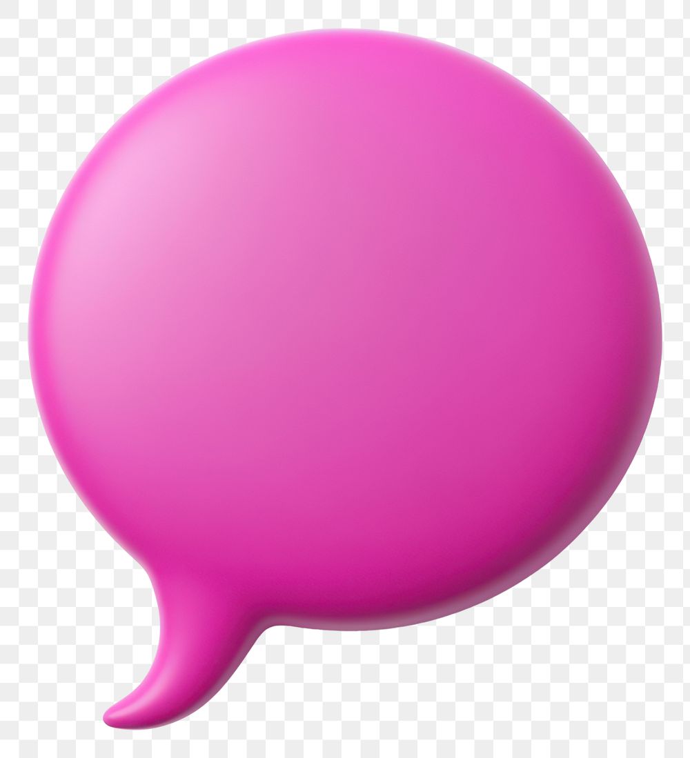PNG Fuchsia-pink speech bubble communication. | Free PNG - rawpixel