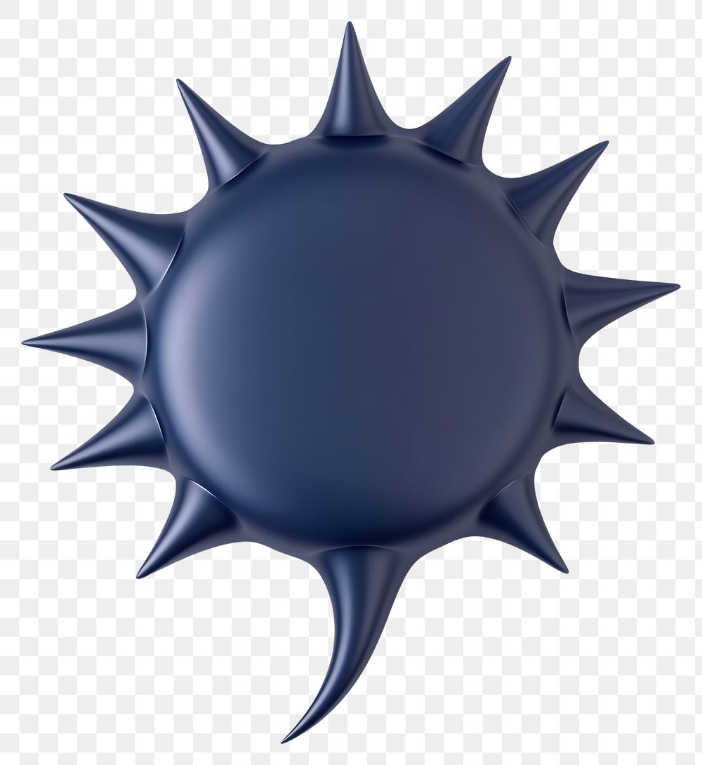 PNG Navy-blue bold spiky shape | Free PNG - rawpixel
