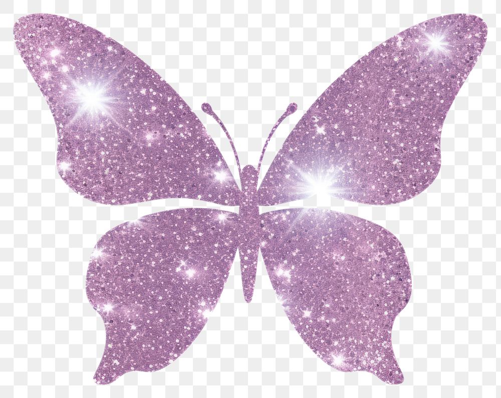 PNG Butterfly icon glitter purple | Free PNG - rawpixel