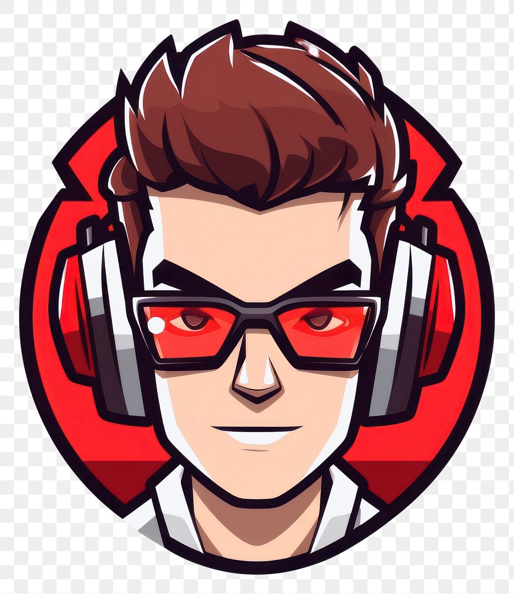 PNG Game streamer guy glasses | Free PNG - rawpixel