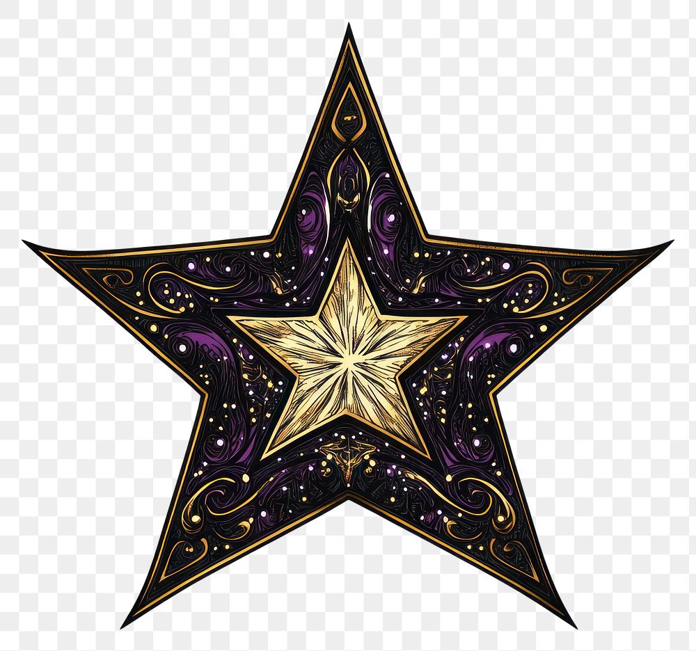 PNG star illustration pattern artwork. | Free PNG - rawpixel