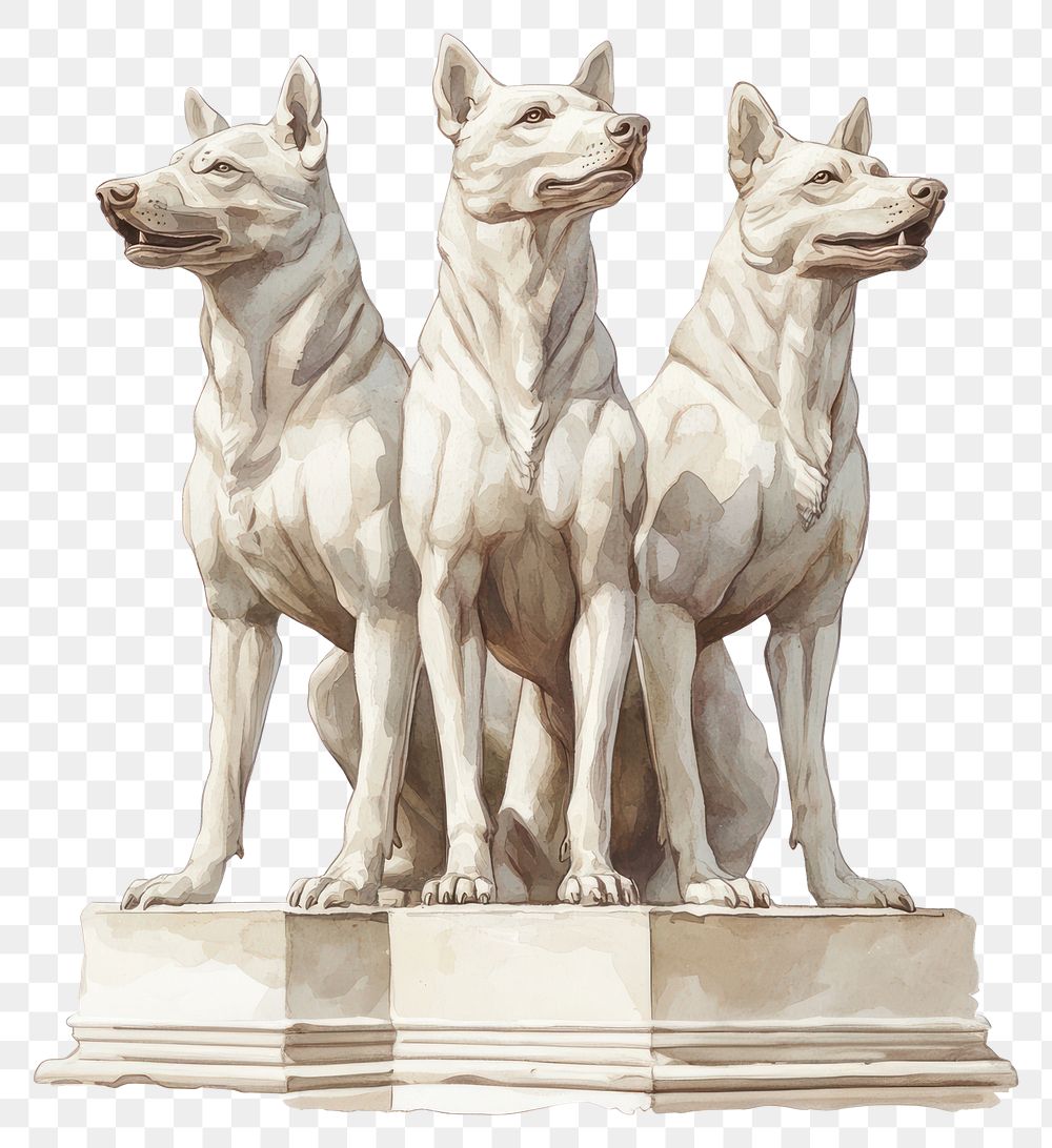 PNG An ancient greek Cerberus | Free PNG - rawpixel