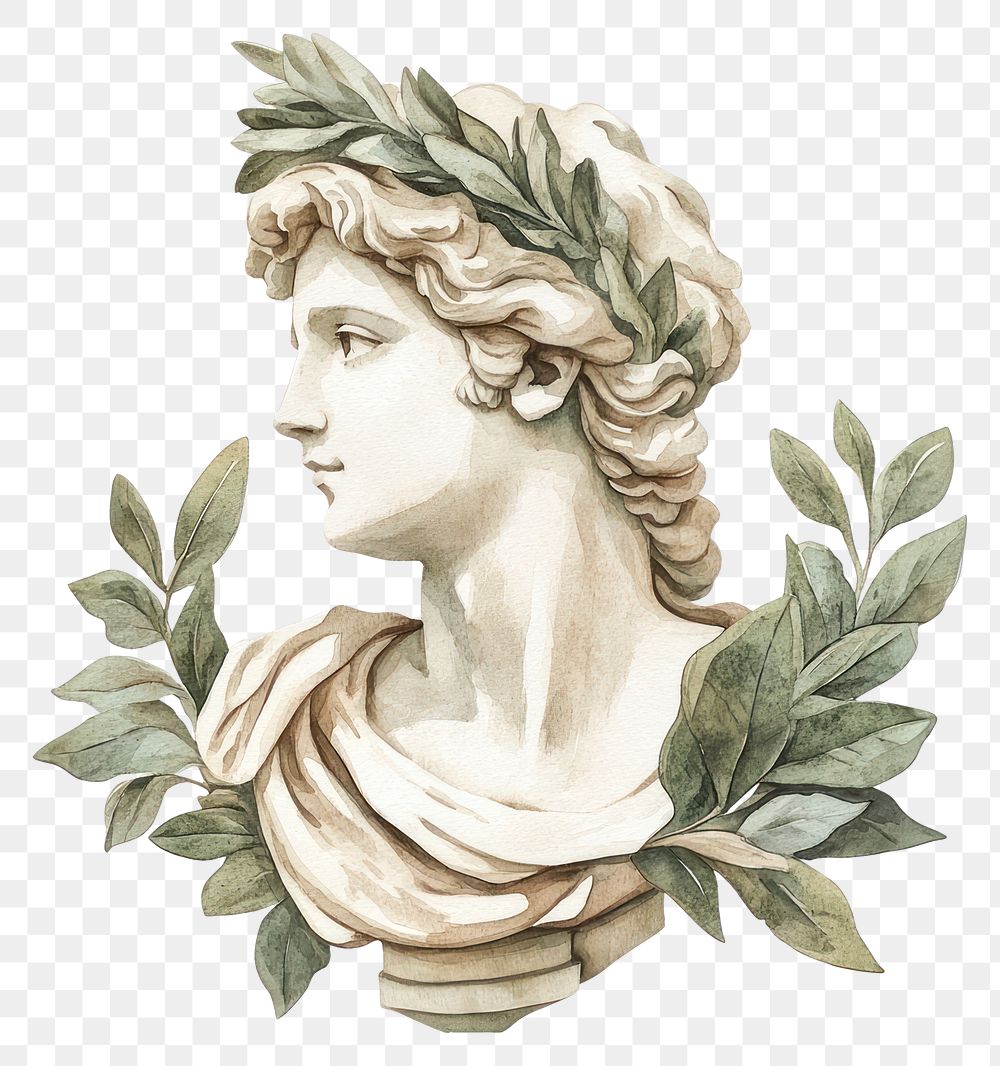 PNG ancient greek flower painting | Premium PNG - rawpixel