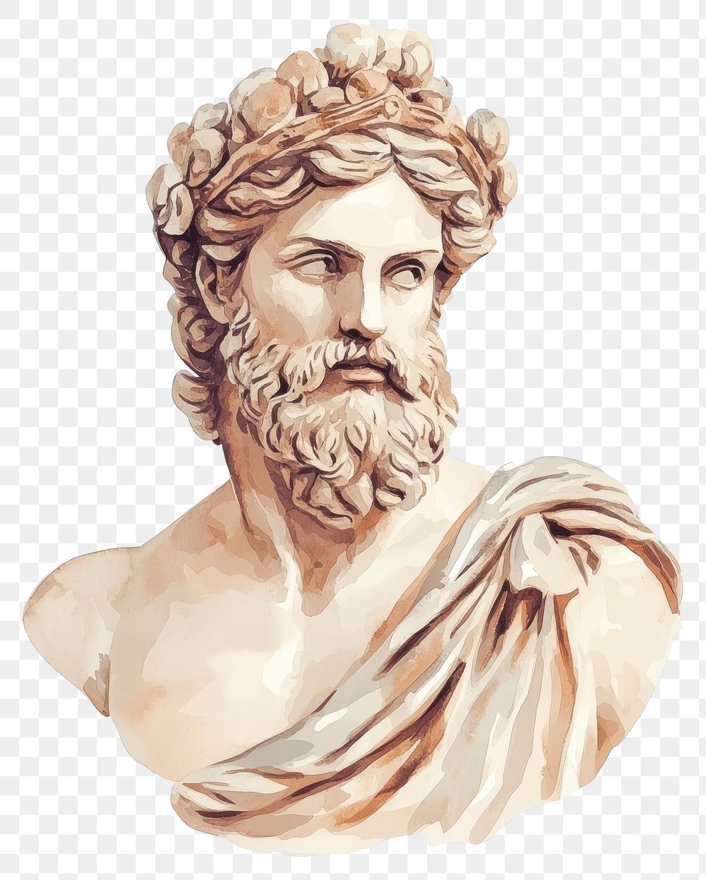 PNG An ancient greek Zeus | Free PNG - rawpixel