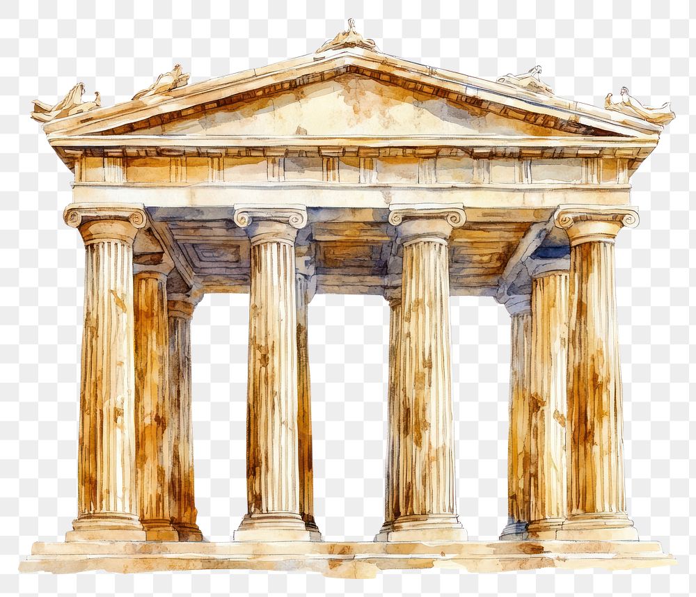 PNG An ancient greek architecture | Free PNG - rawpixel