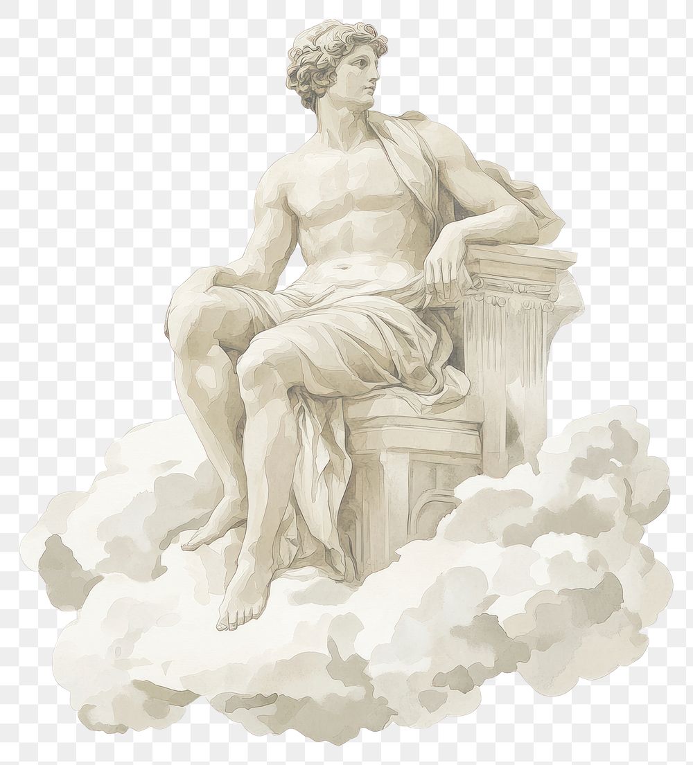 PNG An ancient greek God | Free PNG - rawpixel