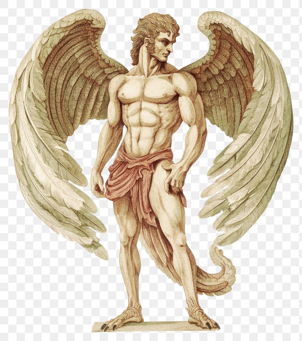 PNG ancient greek Typhon statue | Free PNG - rawpixel