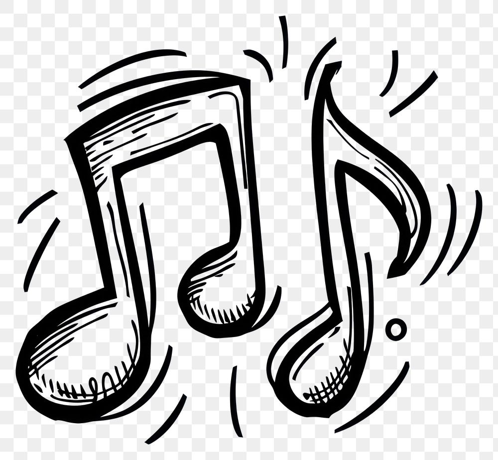 PNG Musical notes art doodle | Premium PNG - rawpixel