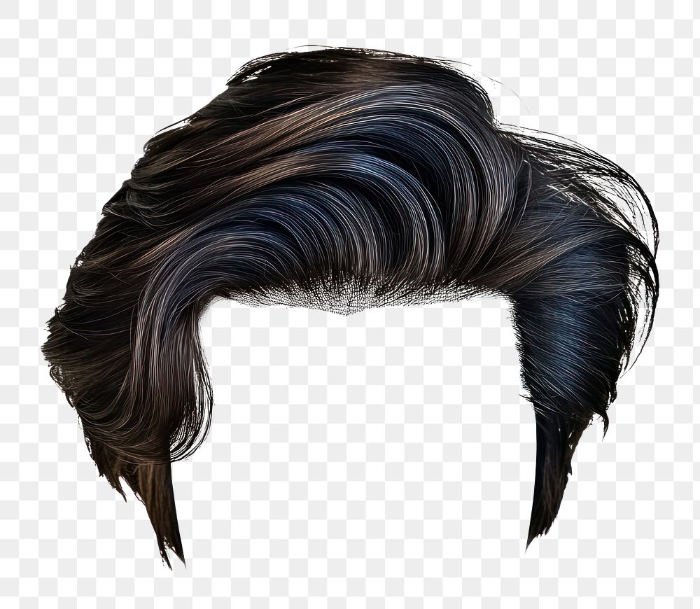 PNG Ultra-realistic wig men hair | Free PNG - rawpixel