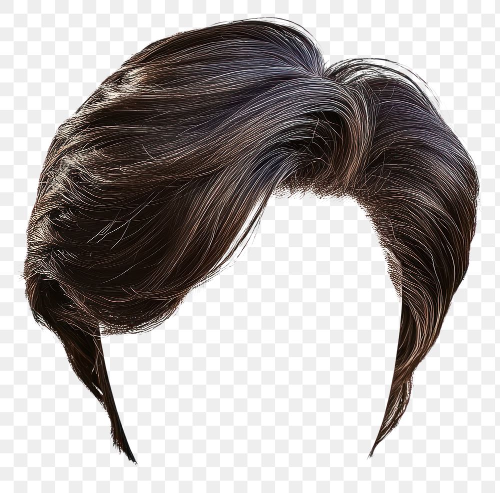 PNG Ultra-realistic wig men hair | Free PNG - rawpixel