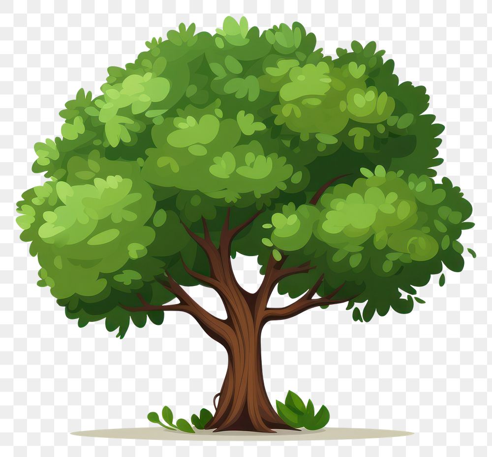 PNG Cartoon tree illustration plant | Premium PNG - rawpixel