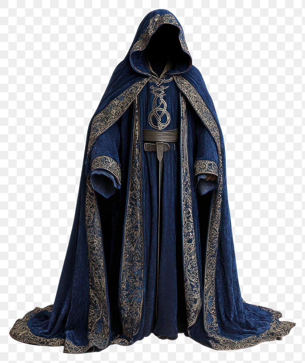 PNG Fantasy wizard cloak robe. | Premium PNG - rawpixel
