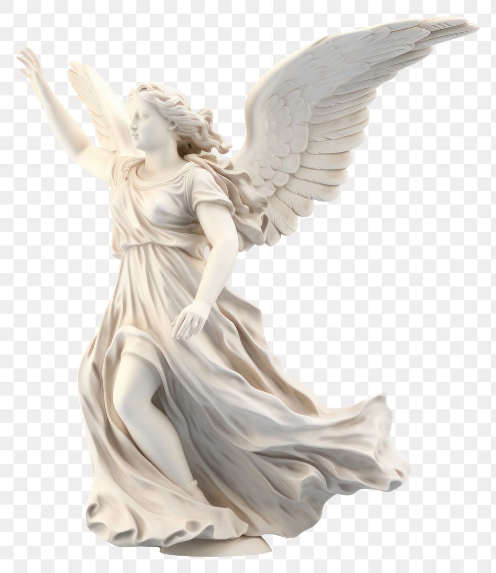 PNG Marble angel sculpture archangel | Free PNG - rawpixel