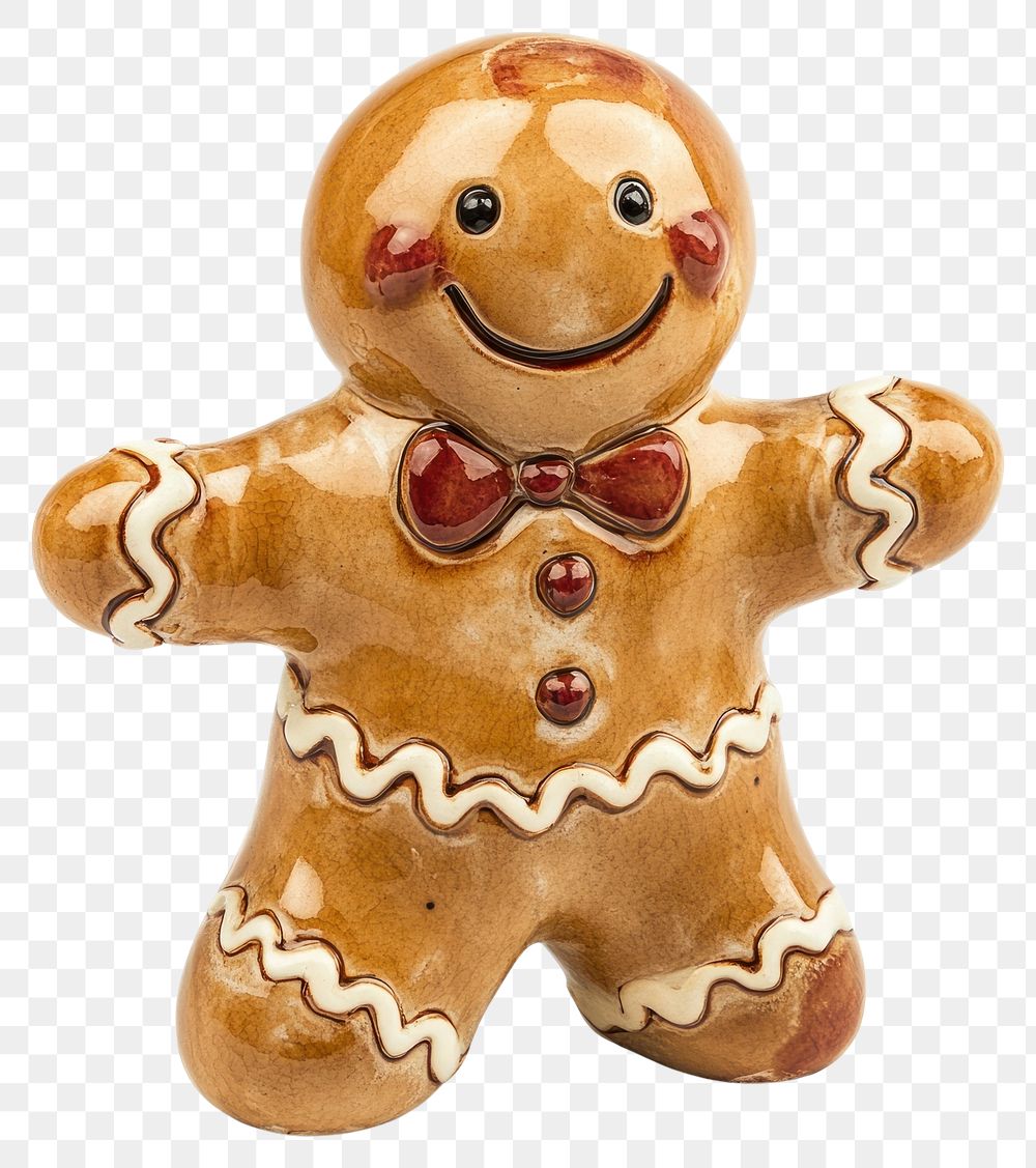 PNG Ceramic gingerbread man christmas | Free PNG - rawpixel