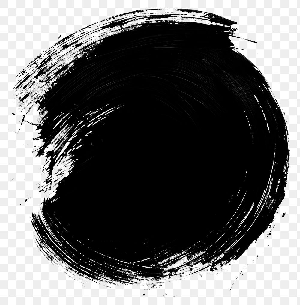 PNG Black round shape brush | Free PNG - rawpixel